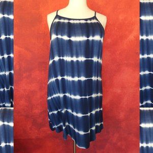 Joe Boxer | Dresses | Joe Boxer Tie Dye Blue White Dress 3x | Poshmark